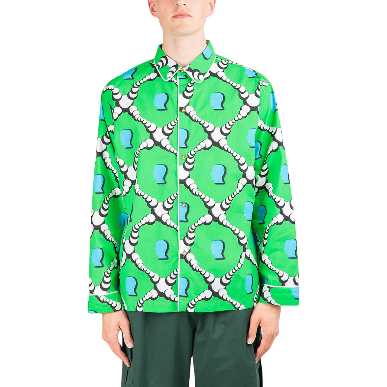 Brain Dead Bubble Pyjama Top (Green) P21T14001791 – Allike Store