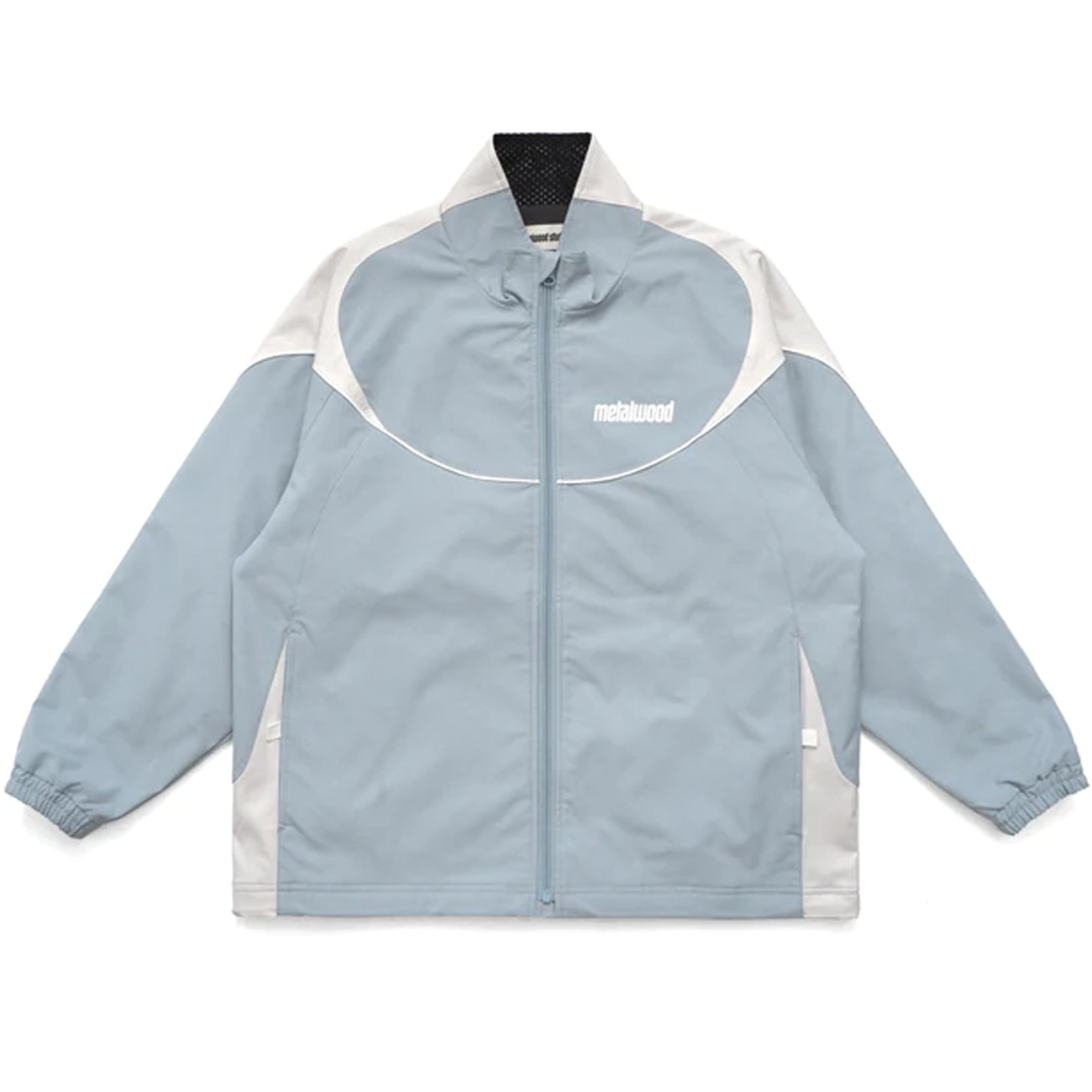metalwood Paneled Track Jacket (Grau) MWS24-05-01-BLU - Allike Store
