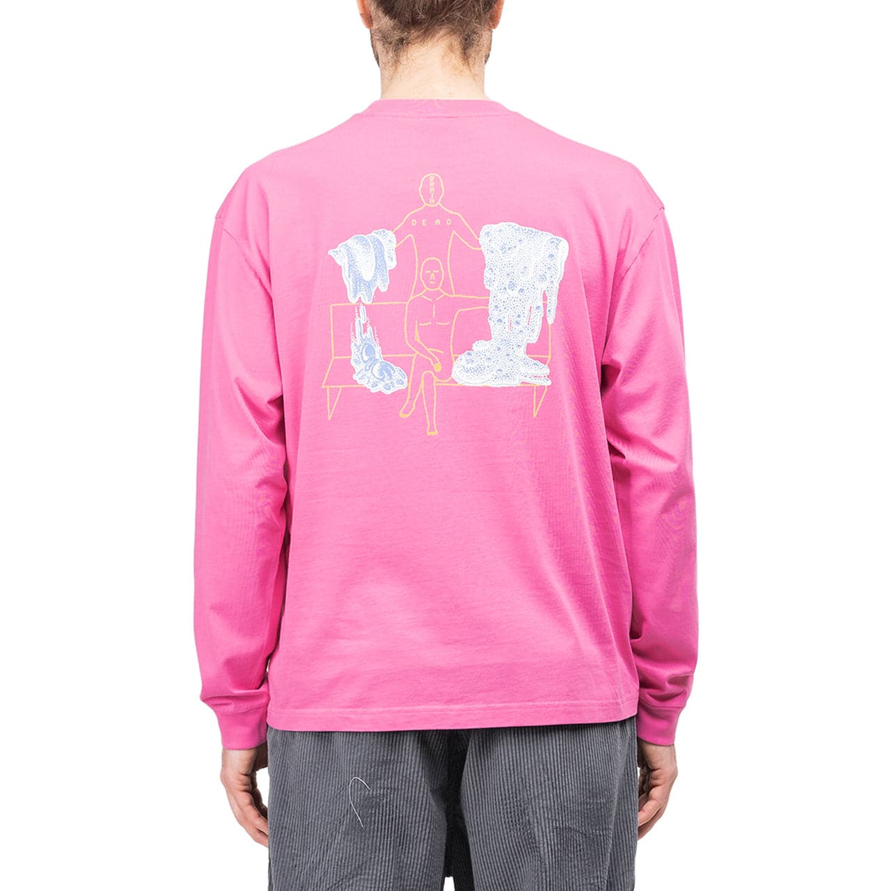 Brain Dead Goop Longsleeve (Pink) P21T01001667 - Allike Store