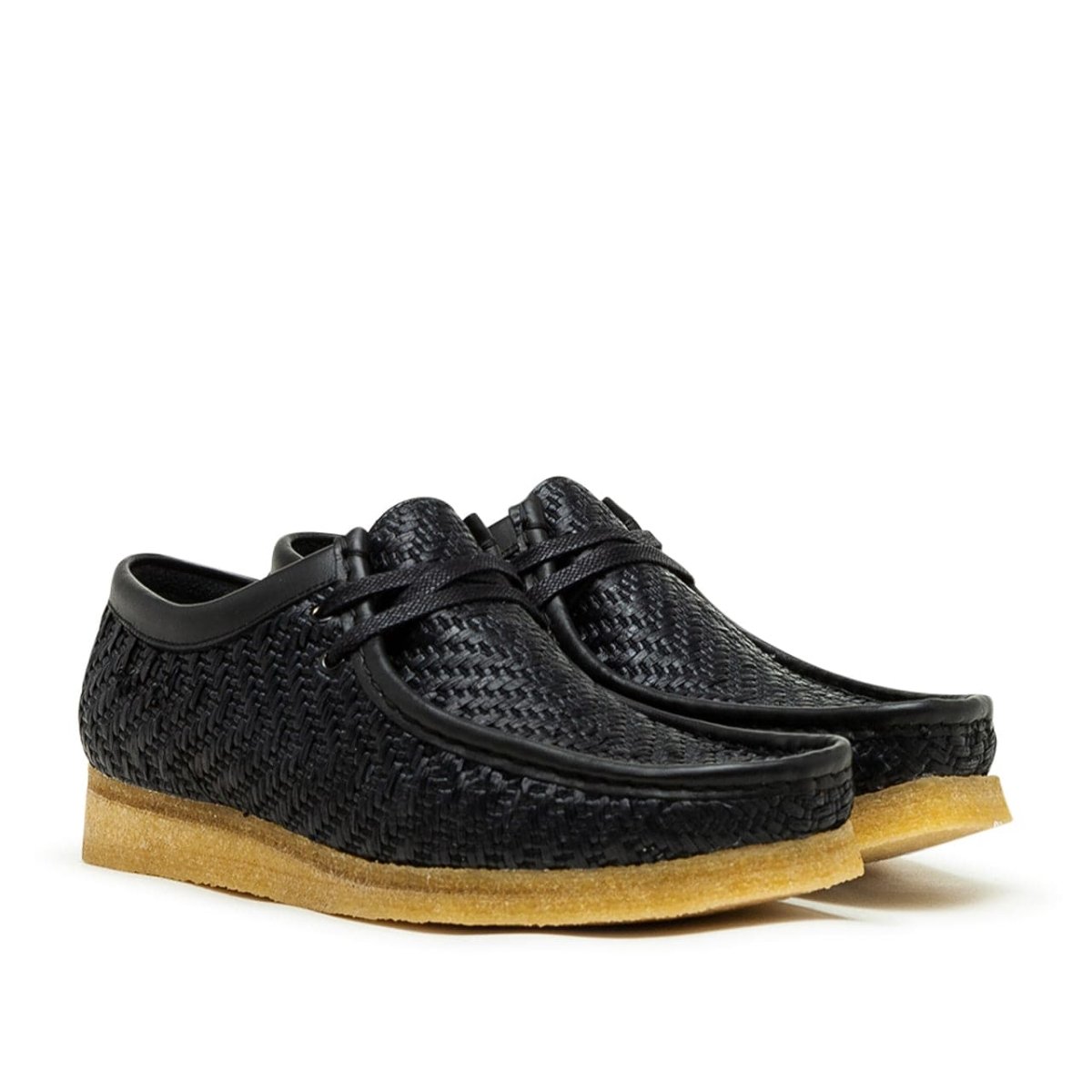 Clarks Originals Wallabees Black Raffia (Black) 261565307 – Allike Store