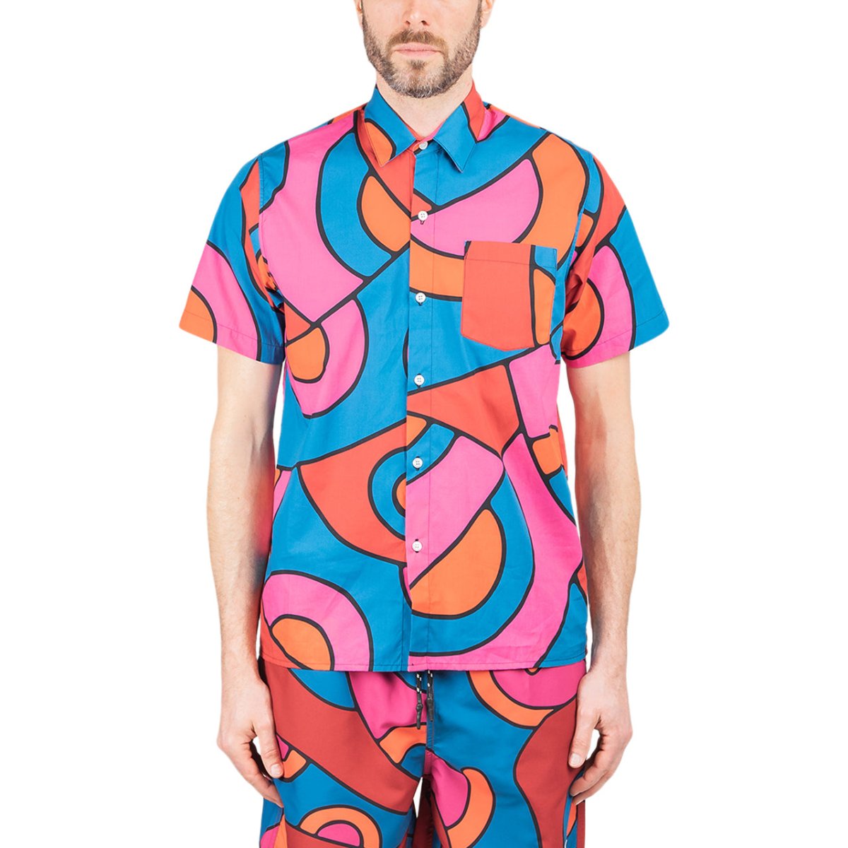 Parra Serpent Pattern Shirt (Multi) 45360 - Allike Store