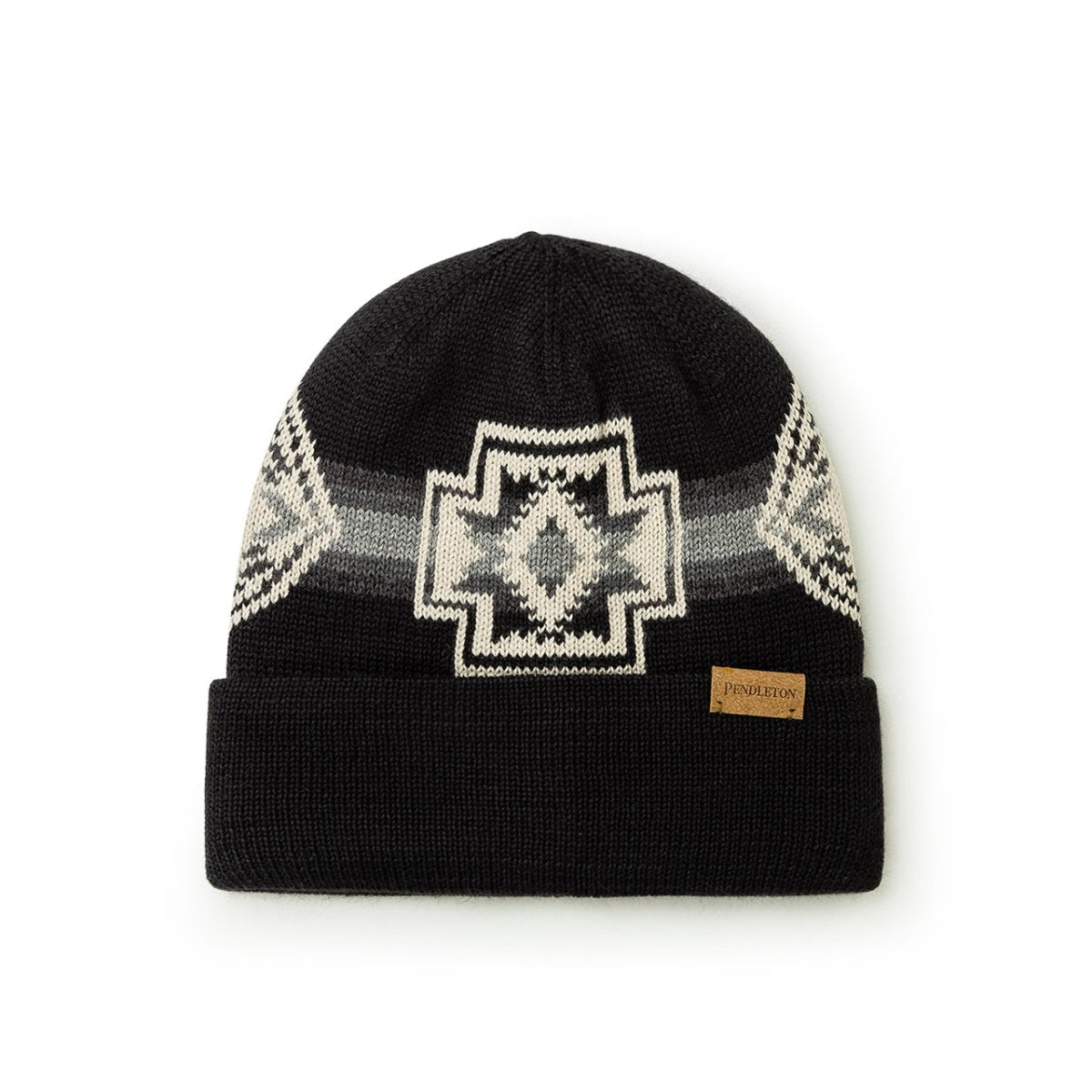 Pendleton Knit Beanie (Schwarz / Grau) GS764-54819 - Allike Store