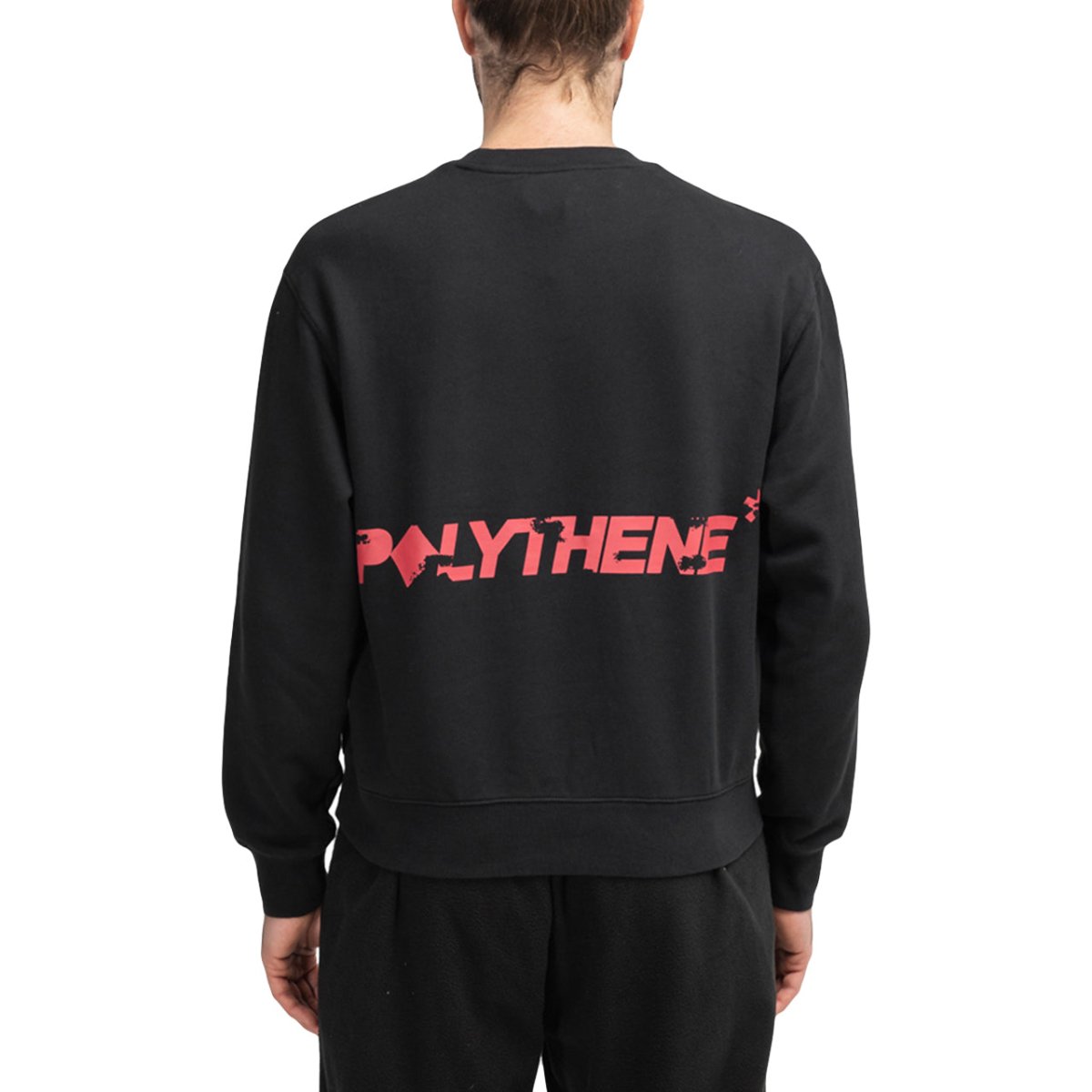 Polythene* Optics Logo Crewneck (Black) PO-CRW-02-RED-BLK – Allike Store