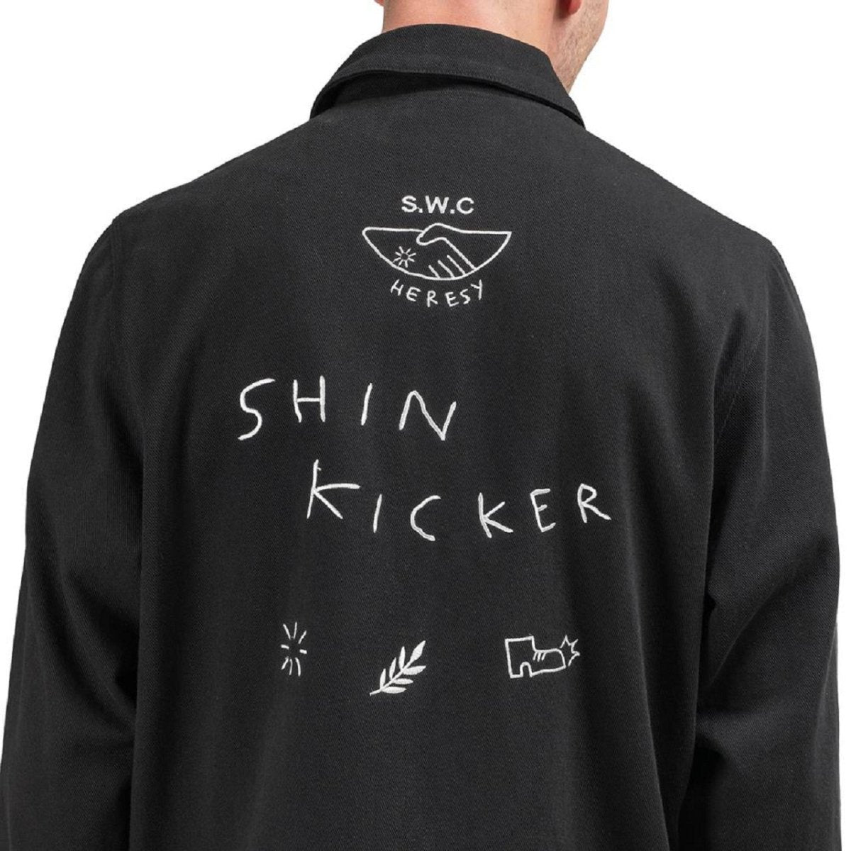 Stepney Workers Club x Heresy Jacket (Schwarz) YZ11012 - Allike Store