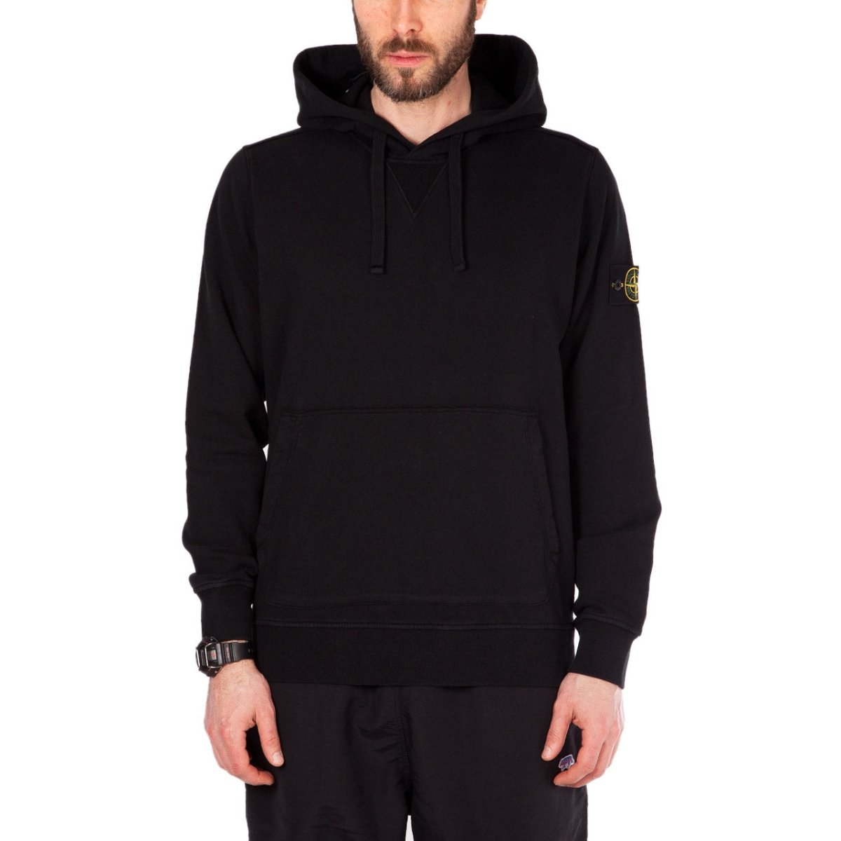 Stone Island Hooded Sweater (Black) 681562840.V0029 – Allike Store