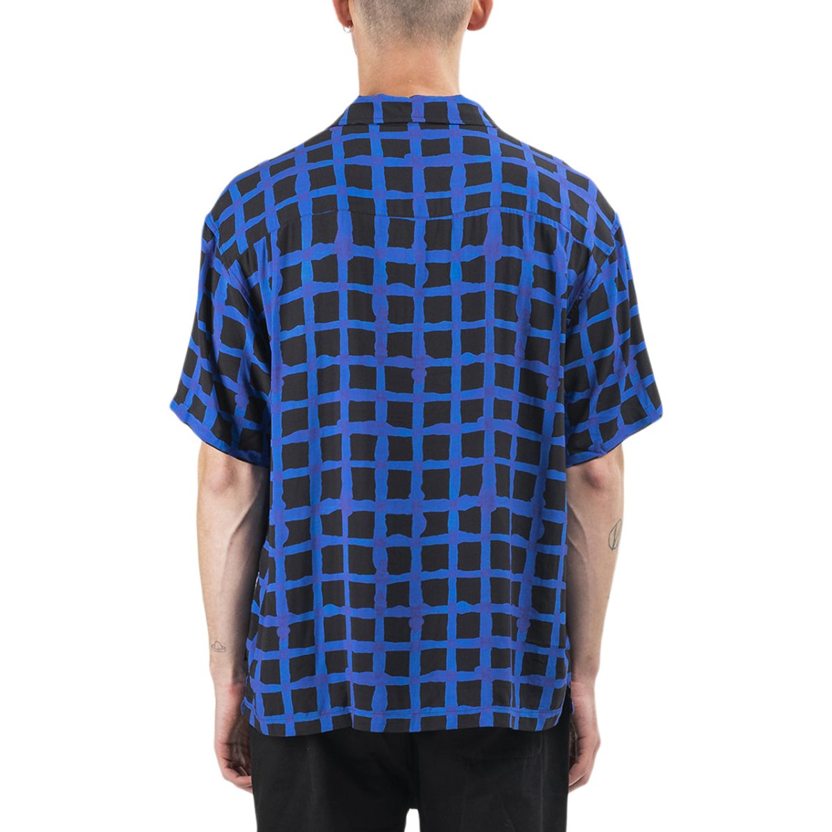 Stüssy Hand Drawn Grid Shirt (Blue / Black) 1110132-0001 – Allike Store