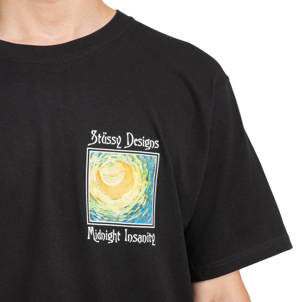 Stüssy Midnight Insanity T-Shirt (Schwarz) 1904689-0001 - Allike Store