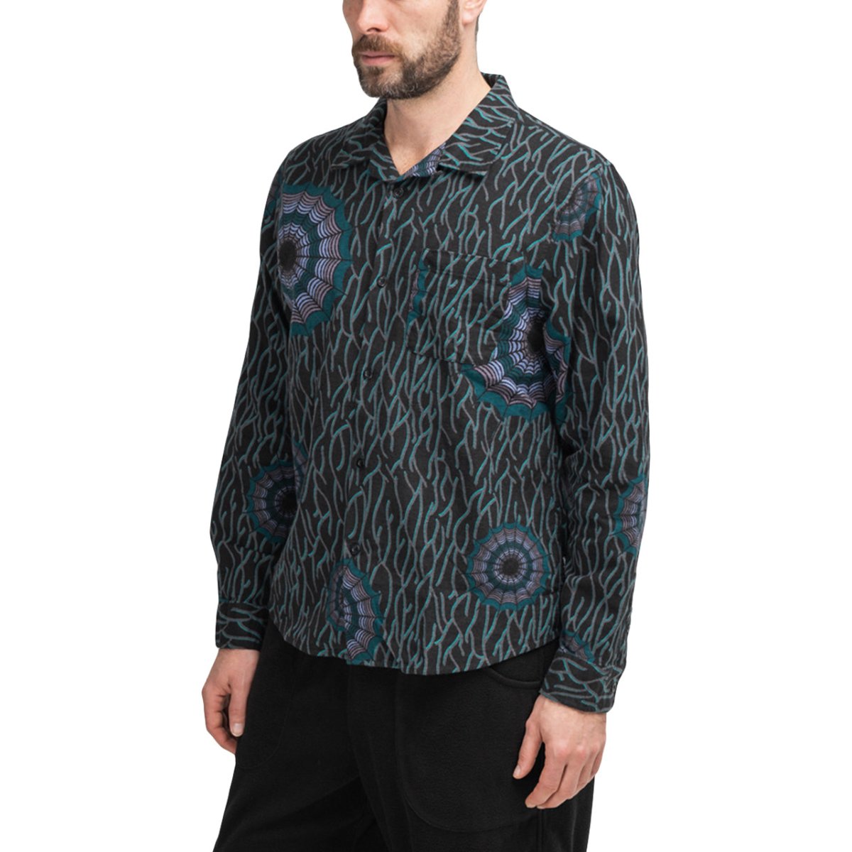 Stüssy Spider Web Flannel Shirt (Black) 1110087-0001 – Allike Store